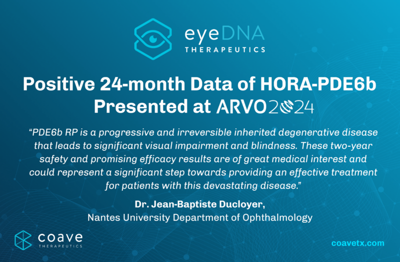 EyeDNA Therapeutics Announces Positive 24-month Data Presented at ARVO ...
